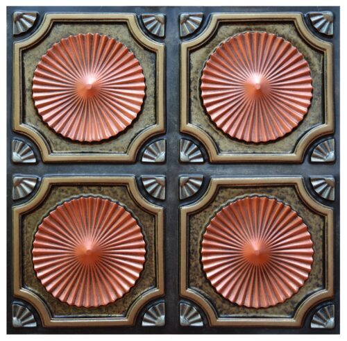 Ceiling Tile Whirligigs III 24 in. x 24 in. CTF-002-3 - Fine Art Deco ...