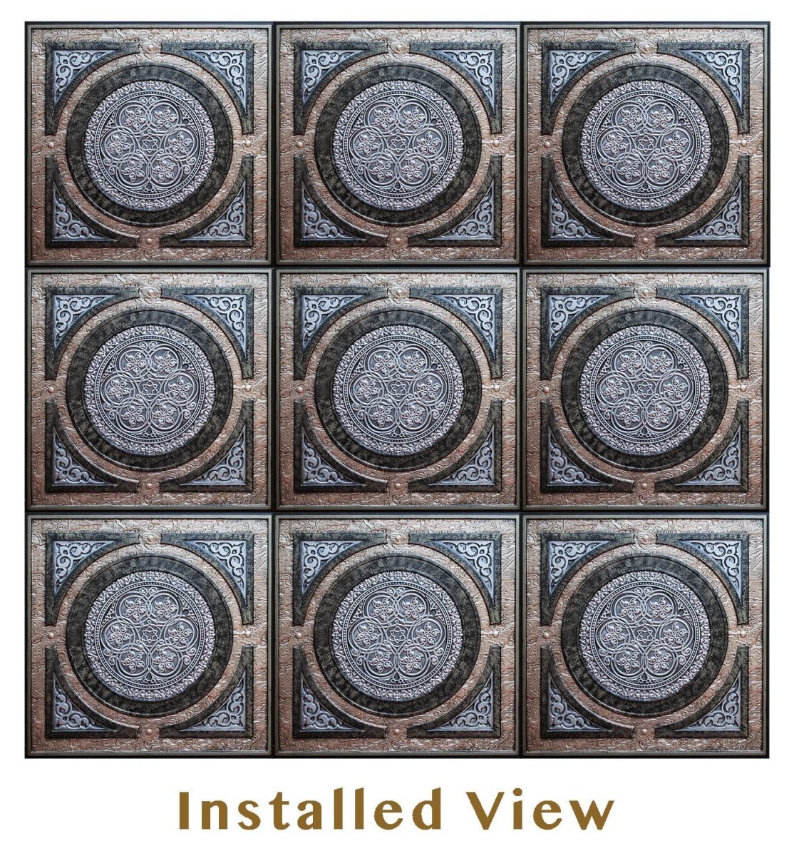 Ceiling Tile Steampunk II 24 in. x 24 in. CTF-006-2 - Fine Art Deco Inc ...