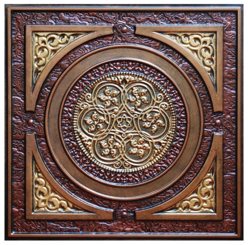 Ceiling Tile Steampunk IV 24 in. x 24 in. CTF-006-4 - Fine Art Deco Inc ...