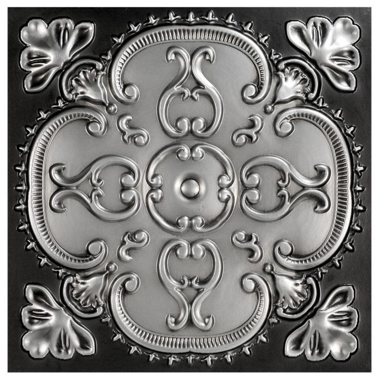 Ceiling Tile Alhambra Faux Tin 24 in. x 24 in. CTFF-010 - Fine Art Deco ...
