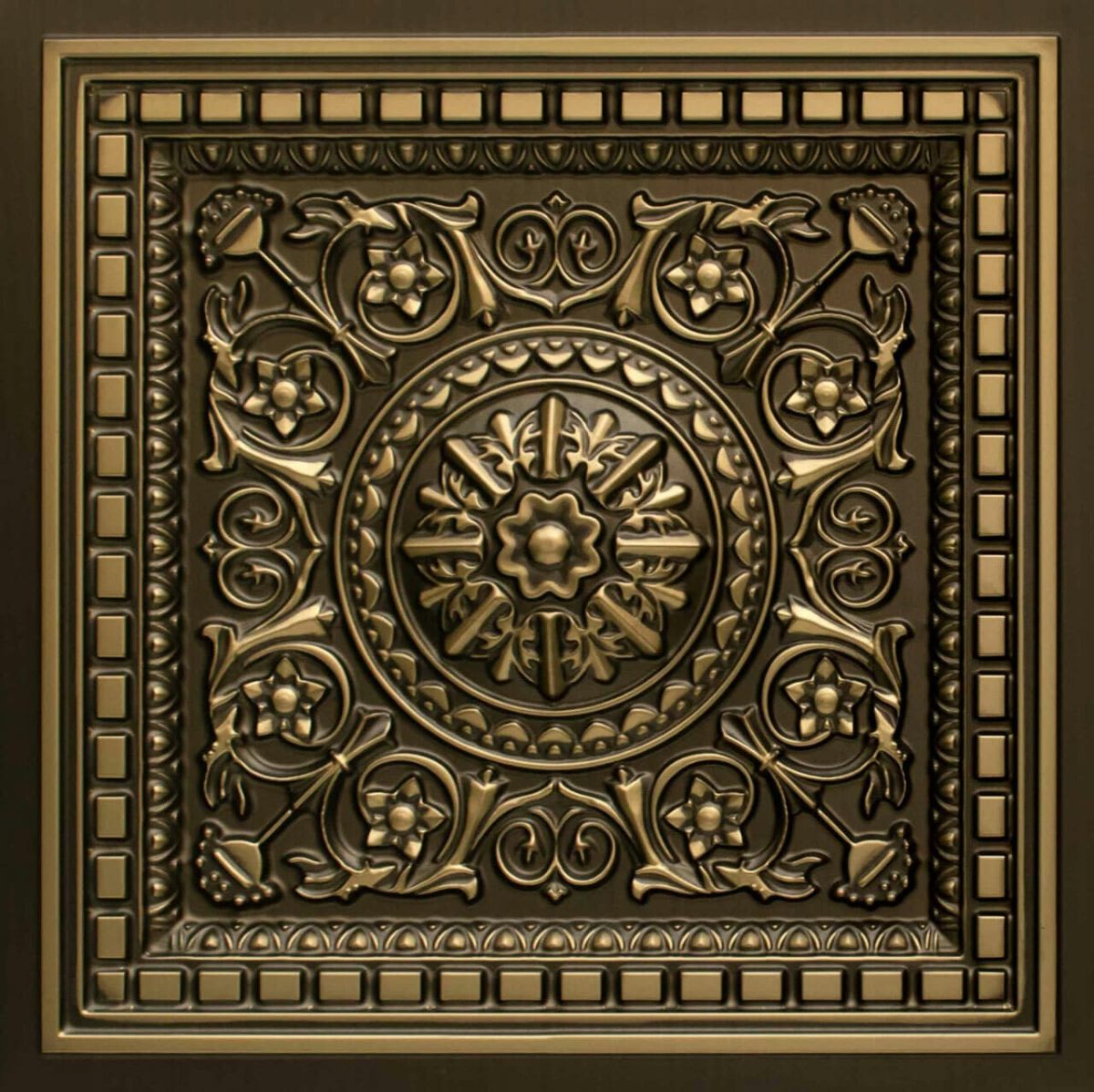 Ceiling Tile Da Vinci IV-A 24 in. x 24 in. CTF-012-4A - Fine Art Deco ...