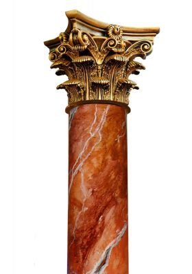 Column Roman Corinthian Red Faux Marble 6 in. D. x 6 ft. H. CPF-006-RC ...