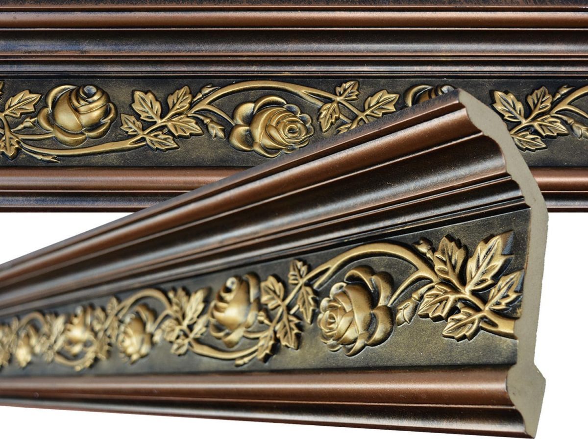 Crown Molding Rose 6-11/16 in. CMF-012 - Fine Art Deco Inc. An Artistic ...