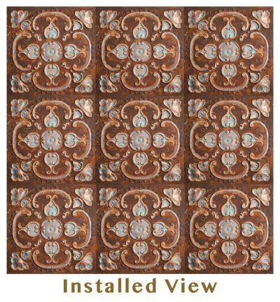 Ceiling Tile Alhambra V 24 in. x 24 in. CTF-010-5 - Fine Art Deco Inc ...