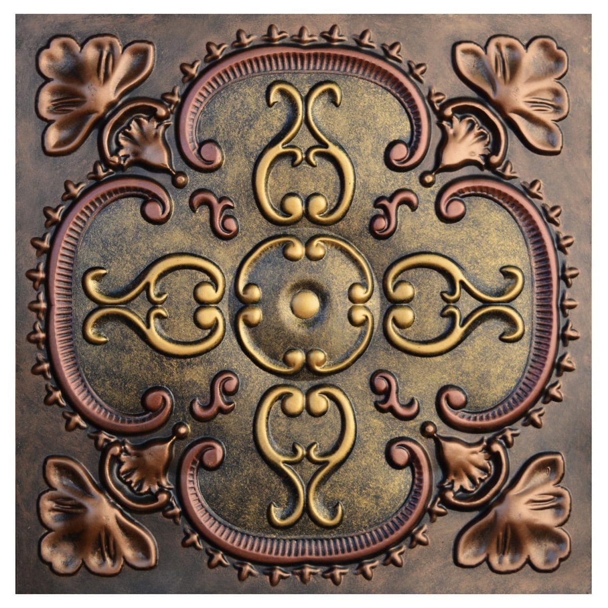 Ceiling Tile Alhambra IV 24 in. x 24 in. CTF-010-4 - Fine Art Deco Inc ...