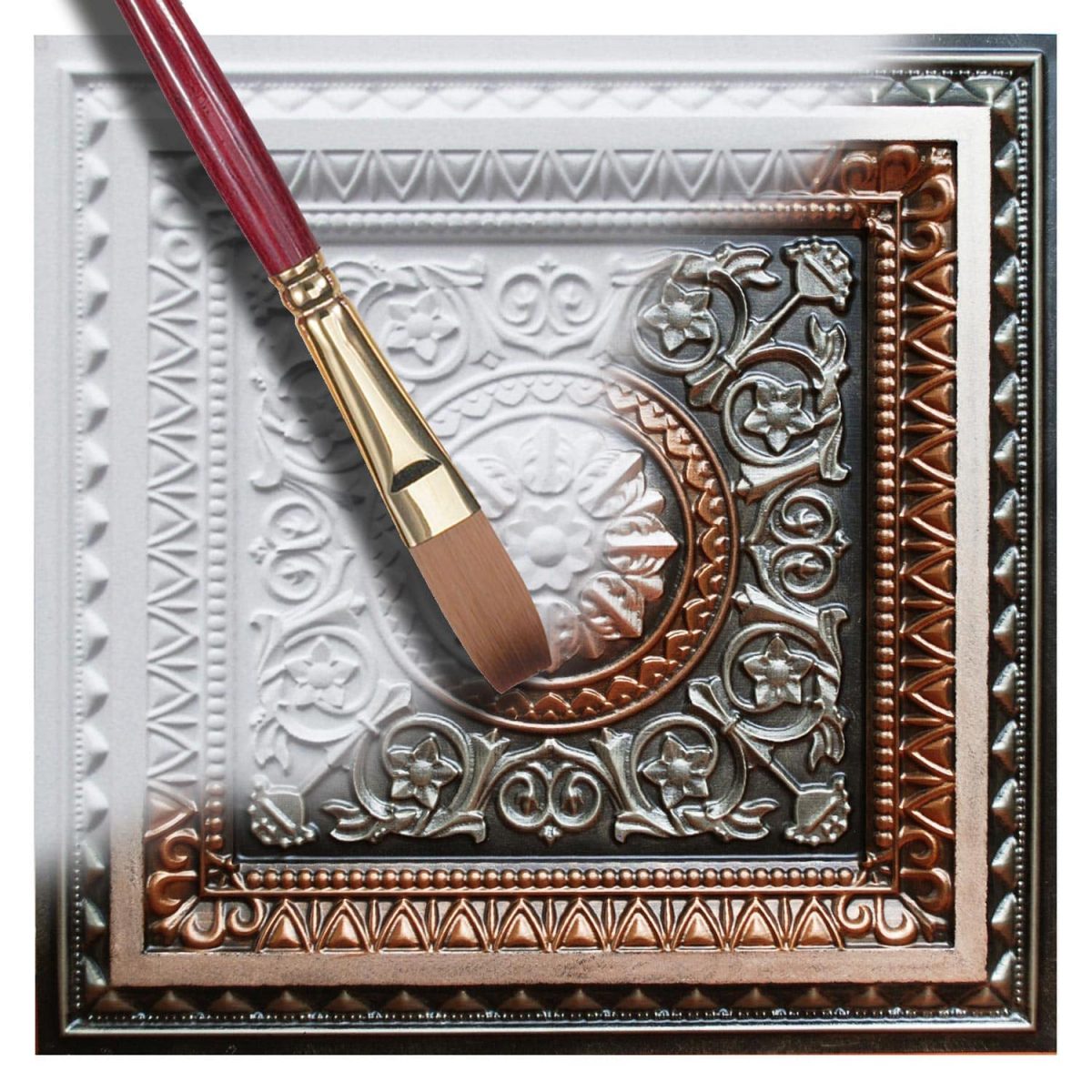 Ceiling Tile Custom Finish - Fine Art Deco Inc. An Artistic Decor Company