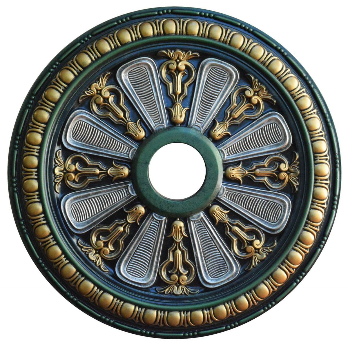 Ceiling Medallion Embrazing Flower 23-5/8 in. CCMF-005 - Fine Art Deco ...