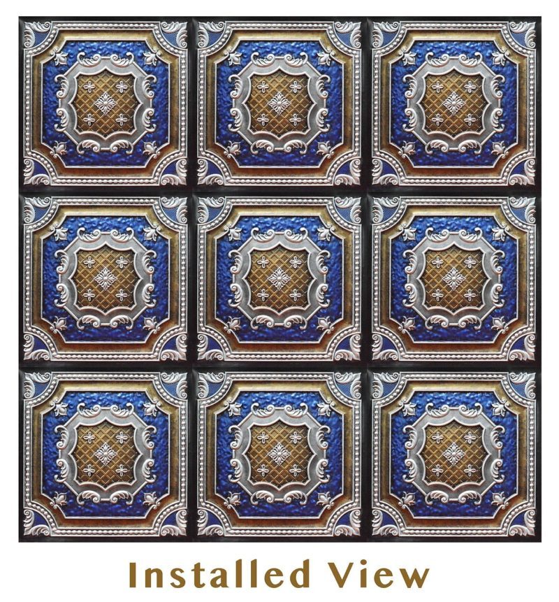 Ceiling Tile Elizabethan Shield 24 in. x 24 in. CTF-034 - Fine Art Deco ...