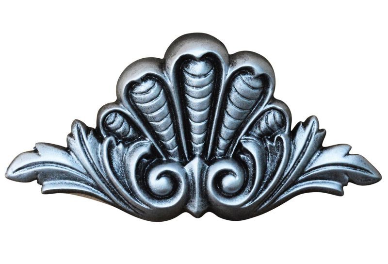 Onlay Bordeaux Leaf 5-1/2 in. x 2-3/4 in. OPAOF-016-S - Fine Art Deco ...