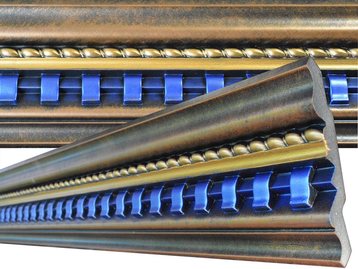 Crown Molding Bulwark Dentil And Rope 5-1/8 in. CMF-027 - Fine Art Deco ...