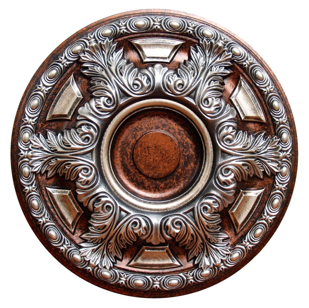 Ceiling Medallion Silver Cup 23-5/8 in. CCMF-048-2 - Fine Art Deco Inc ...