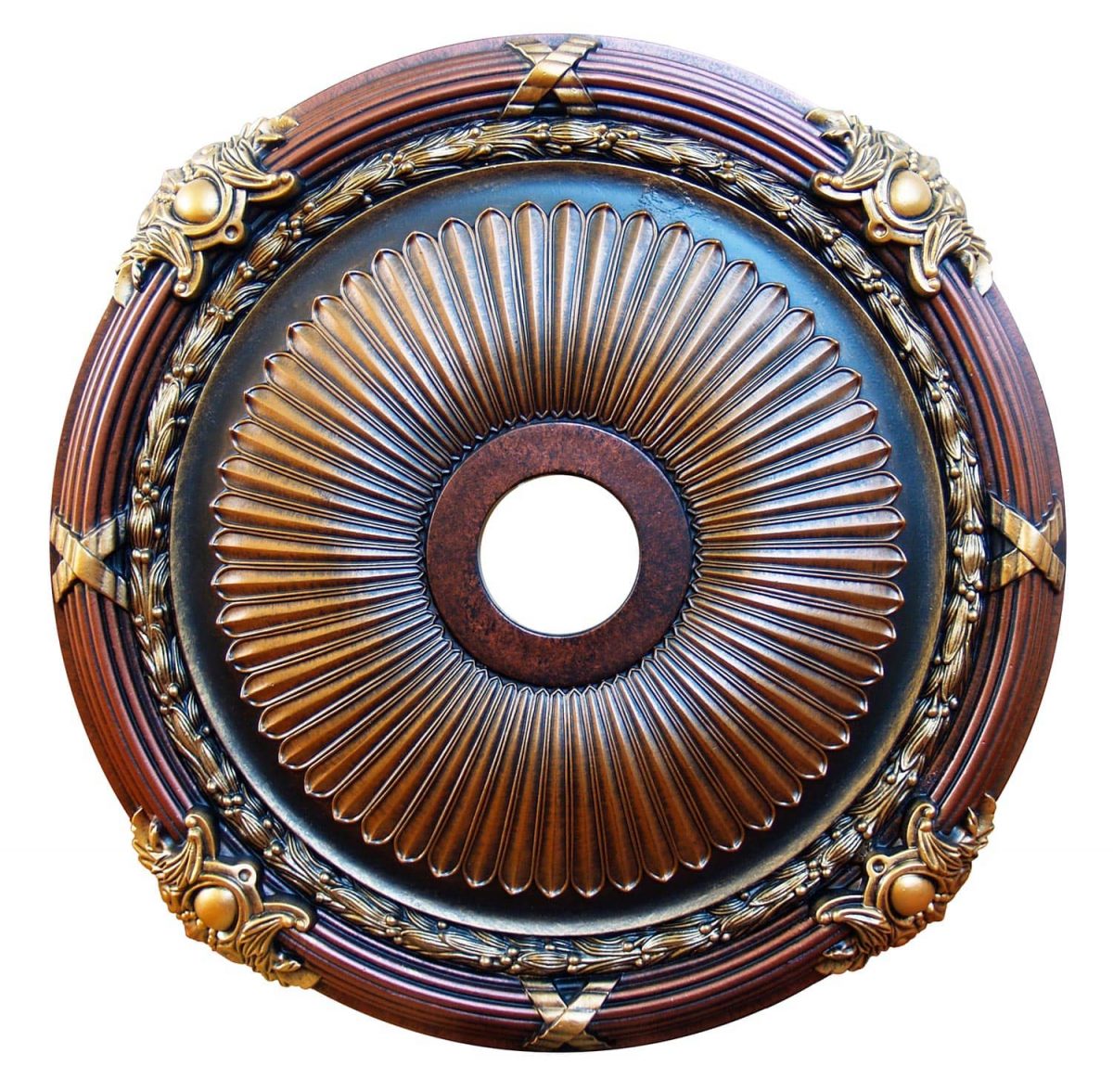 Ceiling Medallion Strength & Beauty 27-1/2 in. CCMF-102 - Fine Art Deco ...