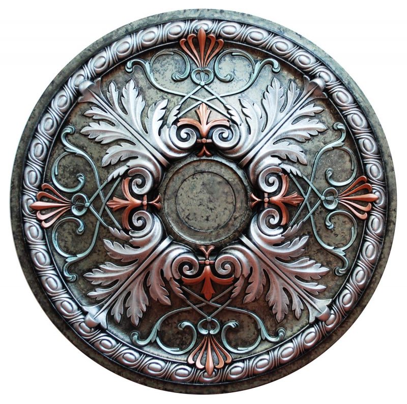 Ceiling Medallion Silver Atmosphere 26-1/4 in. CCMF-112-5A - Fine Art ...