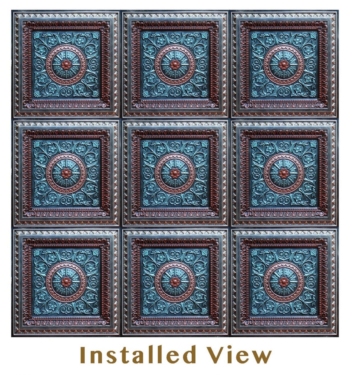 Ceiling Tile La Scala III 24 in. x 24 in. CTF-001-3 - Fine Art Deco Inc ...