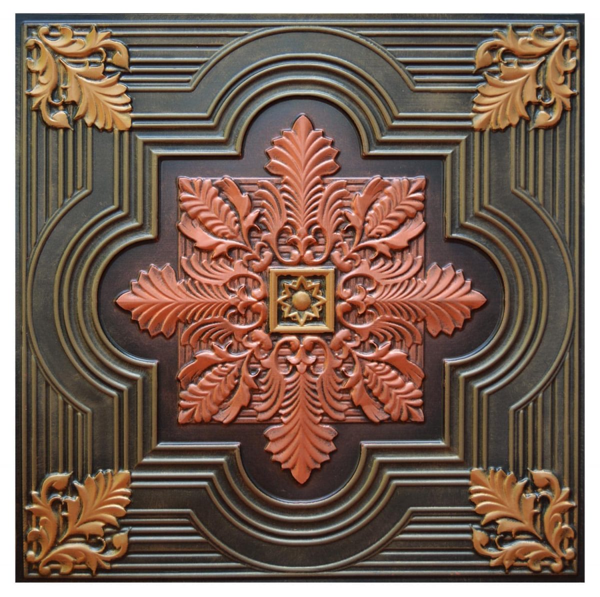 Ceiling Tile Large Snowflake VI 24 in. x 24 in. CTF-003-6 - Fine Art ...