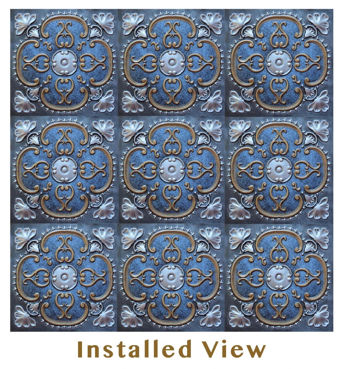 Ceiling Tile Alhambra III 24 in. x 24 in. CTF-010-3 - Fine Art Deco Inc ...