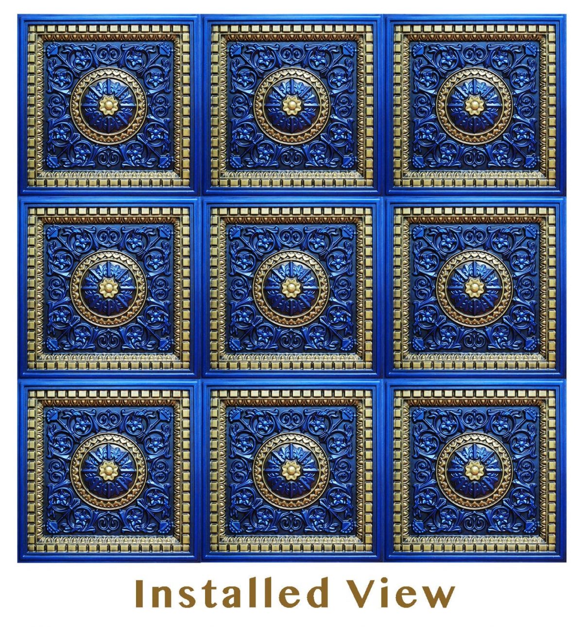 Ceiling Tile Da Vinci II 24 in. X 24 in. CTF-012-2 - Fine Art Deco Inc ...
