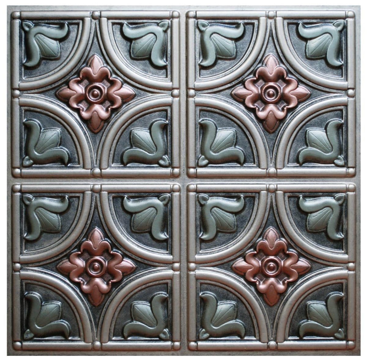 Ceiling Tile Tiny Tulips II 24 in. x 24 in. CTF-013-2 - Fine Art Deco ...